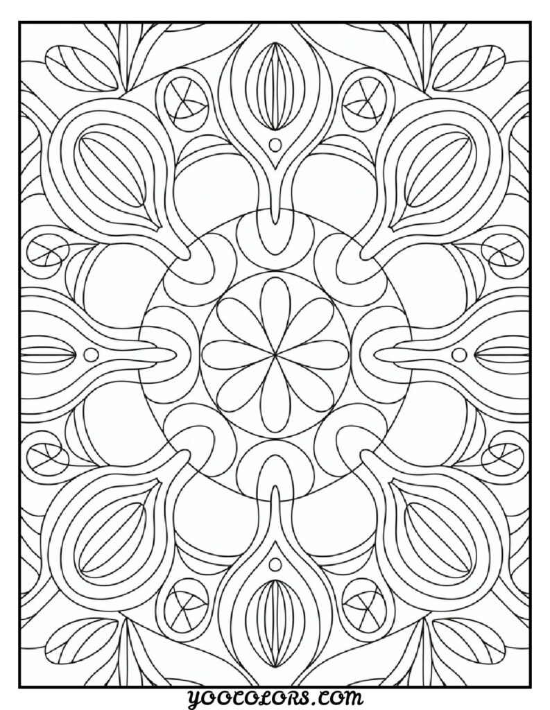 60 Free Adult Coloring Pages Printable For Stress Relief