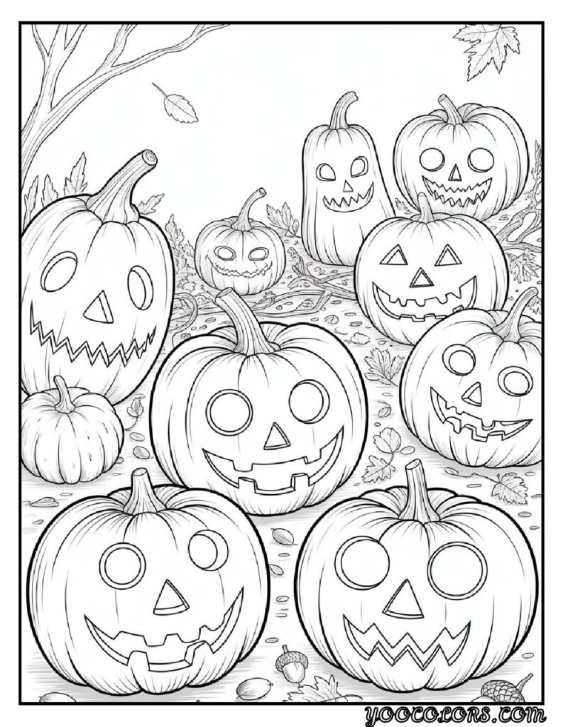 20 Free Fall Coloring Pages Printable PDFs For All Ages