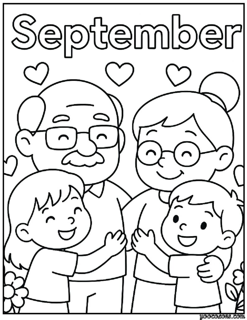13 September Coloring Pages | Free Fall & Back To School