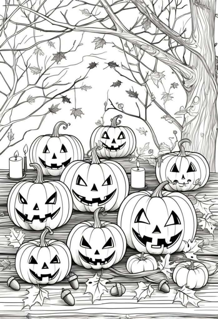 19 Fall Coloring Pages For Adults Free Printables