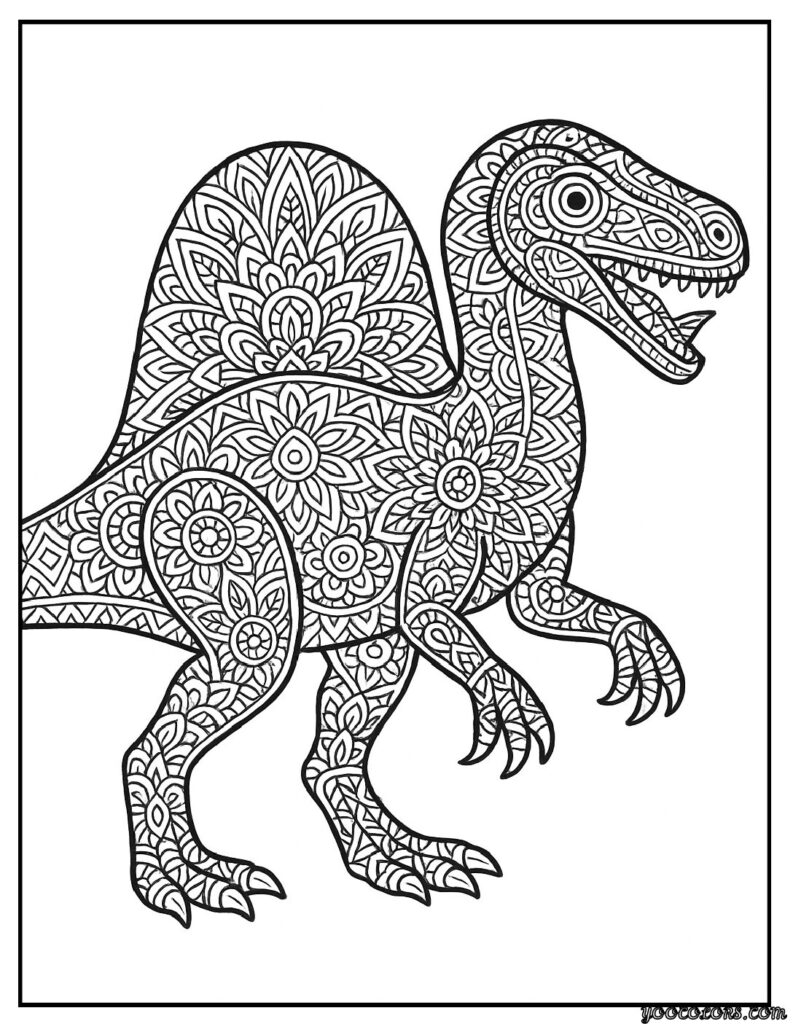 Dinosaur Coloring Pages Spinosaurus | Free & Printable Sheets