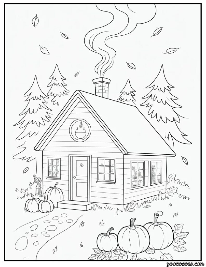 14 Free Printable Fall Coloring Sheets For Kids & Adults
