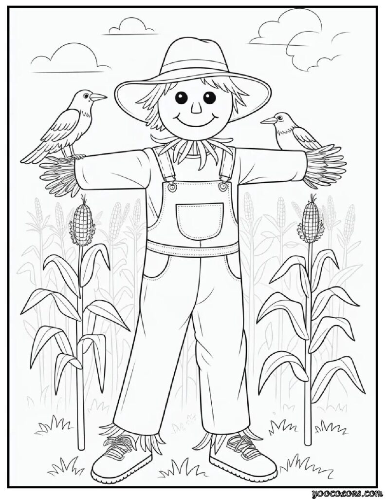 14 Free Printable Fall Coloring Sheets For Kids & Adults
