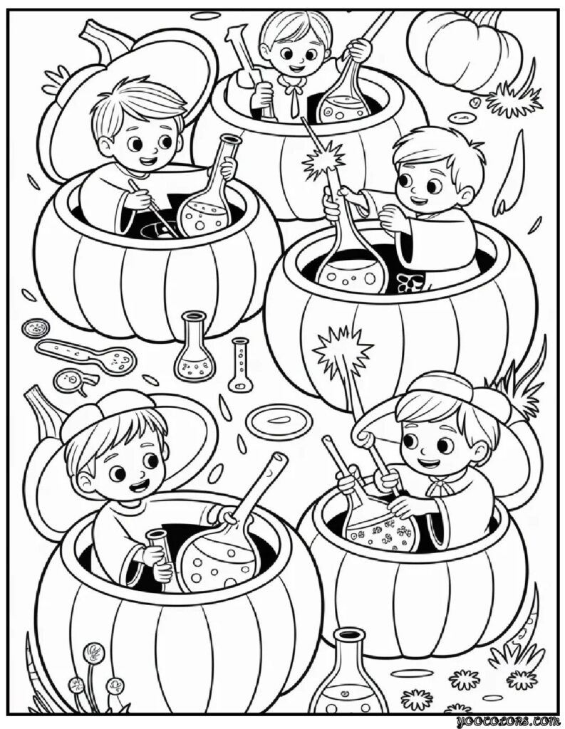 10 Halloween Coloring Pages Pumpkin | Free Printables & Crafts