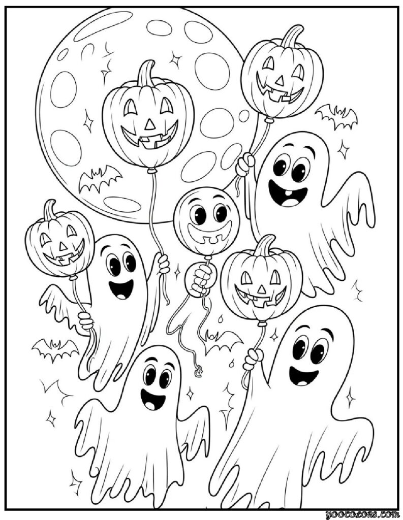 10 Halloween Coloring Pages For Preschool – Free & Printable