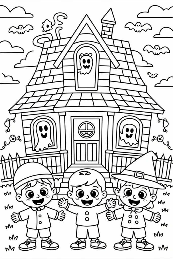 10 Halloween Coloring Pages For Preschool – Free & Printable