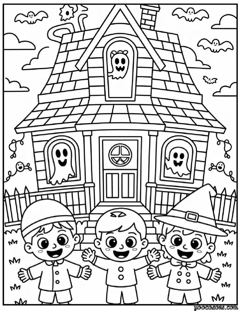 10 Halloween Coloring Pages For Preschool – Free & Printable