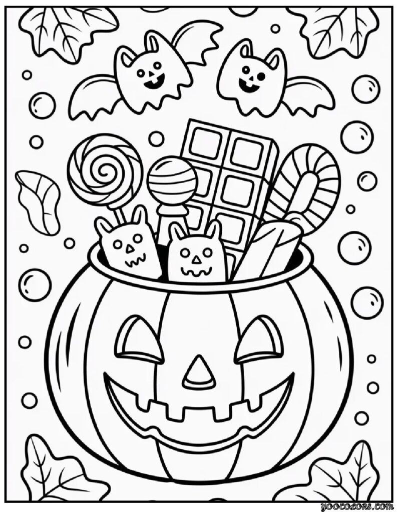 10 Halloween Coloring Pages For Preschool – Free & Printable