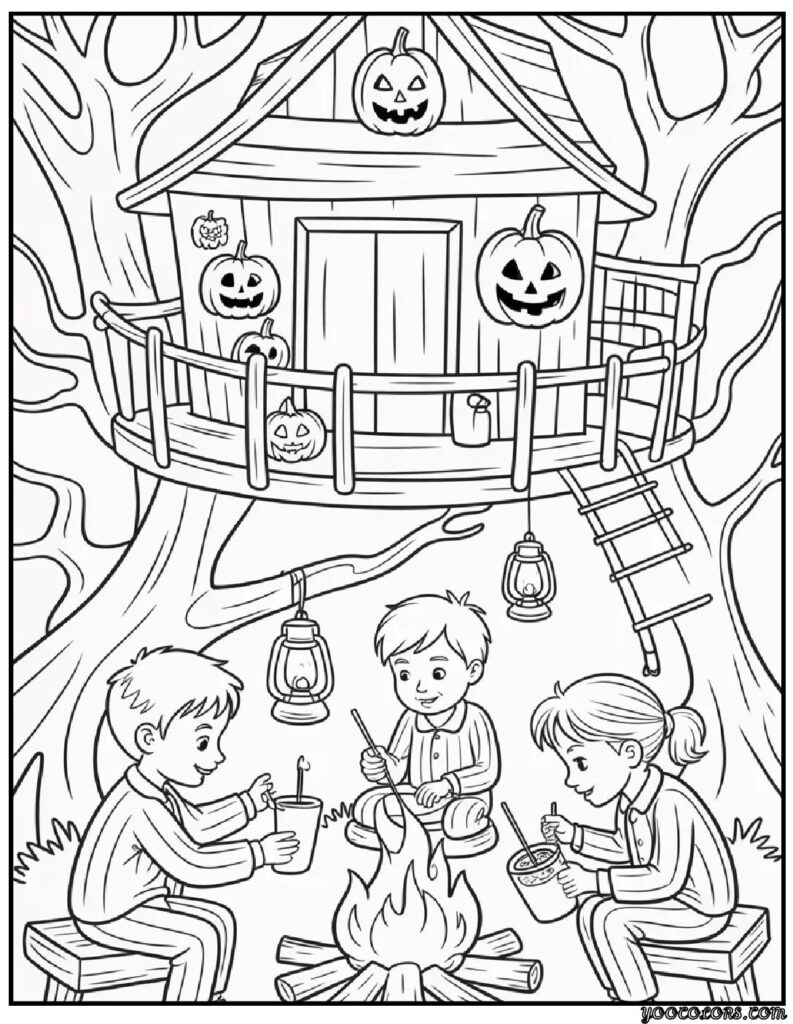 10 Halloween Coloring Sheets Free – Fun Printable Activities