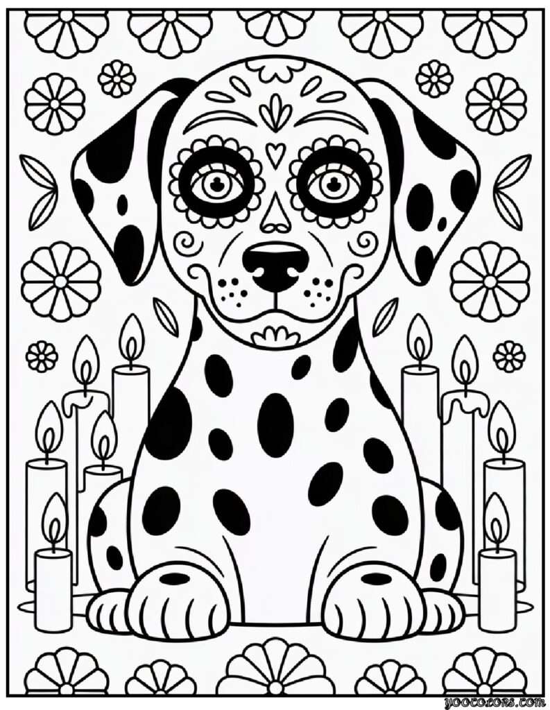 Halloween Dog Coloring Pages – Free Printable Puppy Fun