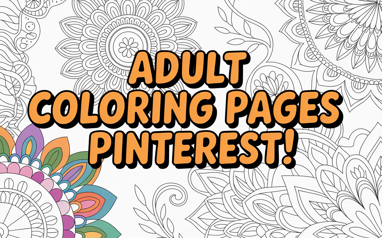10 Adult Coloring Pages Pinterest – Free & Printable Ideas