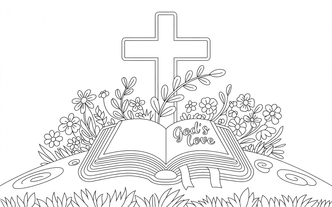 15 Free Printable Bible Coloring Pages PDF – Fun For Kids