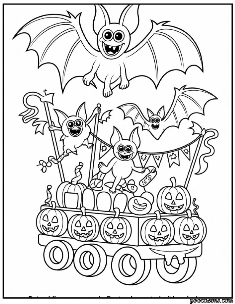 10 Halloween Bat Coloring Pages – Free & Cute Printables