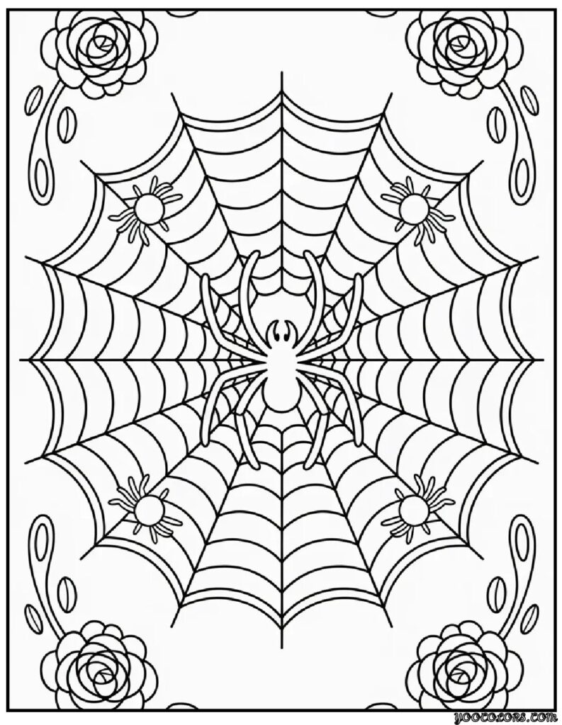 10 Halloween Coloring Pages Spider – Free, Cute & Printable