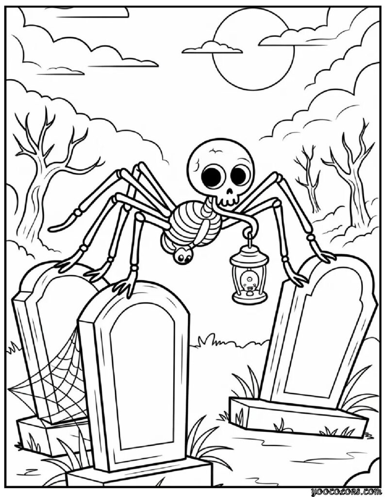 10 Halloween Coloring Pages Spider – Free, Cute & Printable