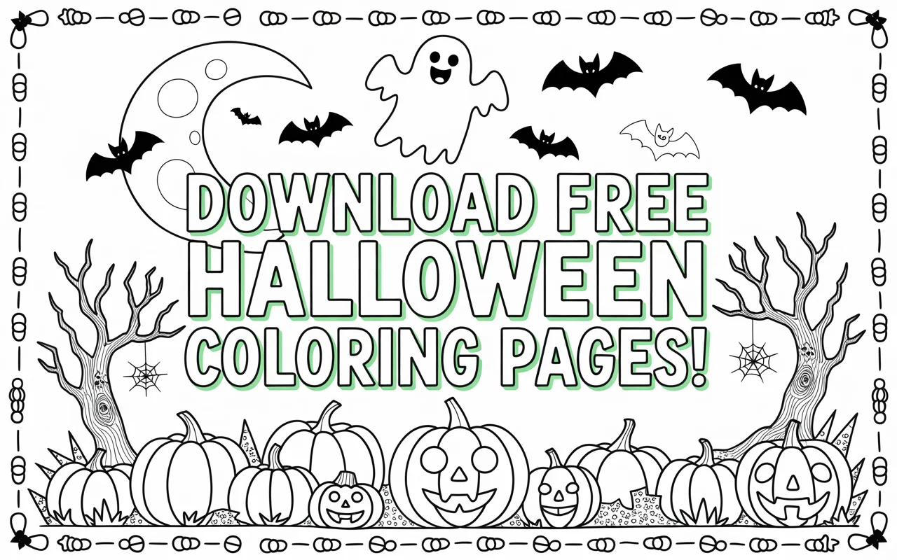 10 Halloween Coloring Sheets Free – Fun Printable Activities