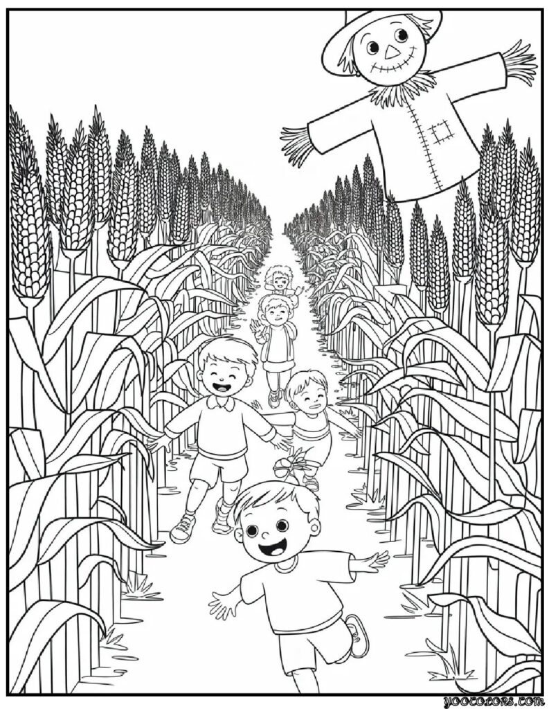 12 Happy Fall Coloring Pages – Free Printable Sheets