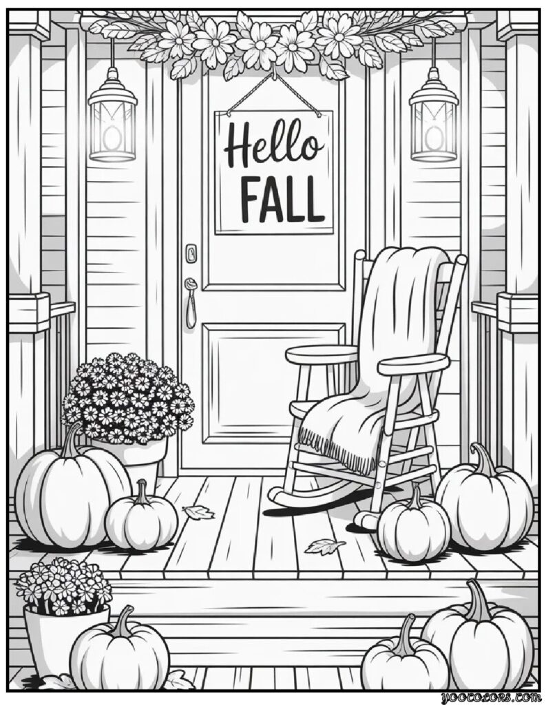 10 Hello Fall Coloring Pages – Free Printable Sheets