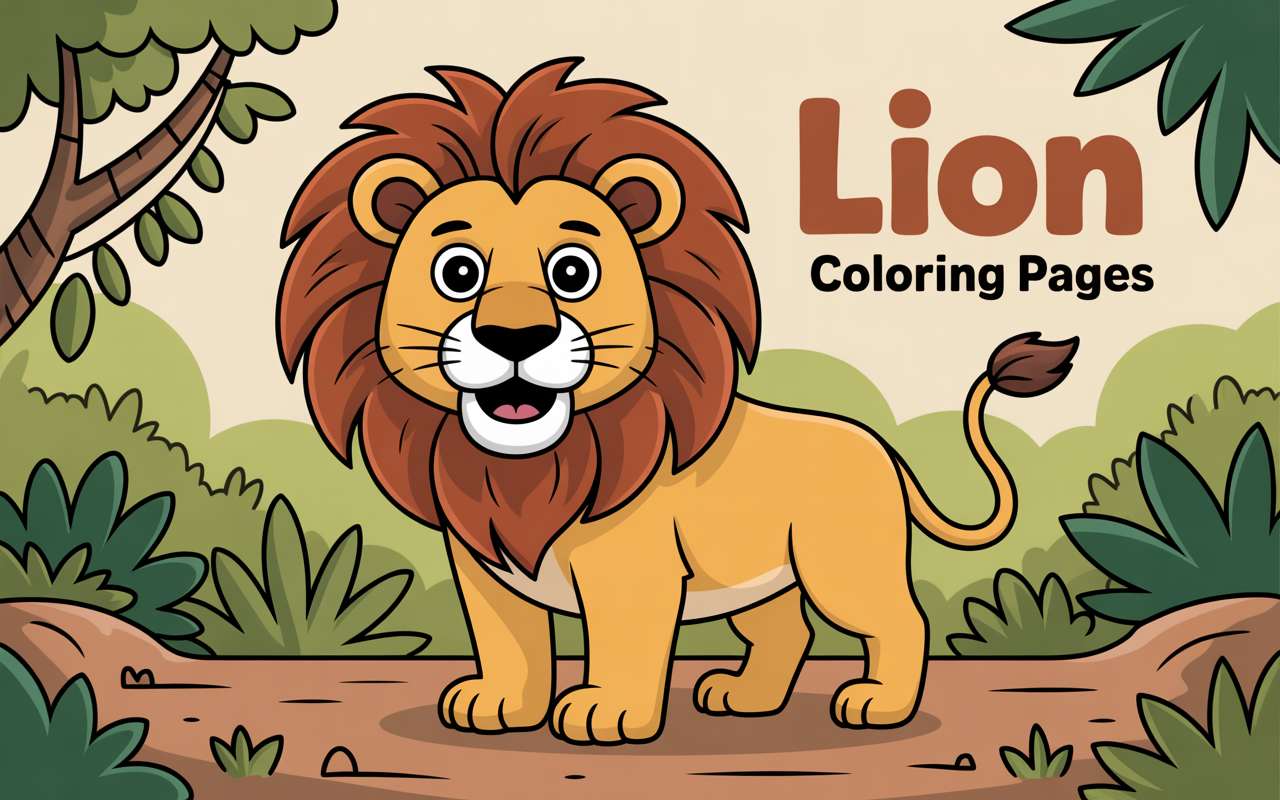 12 Lion Coloring Pages – Printable Fun For Kids & Adults