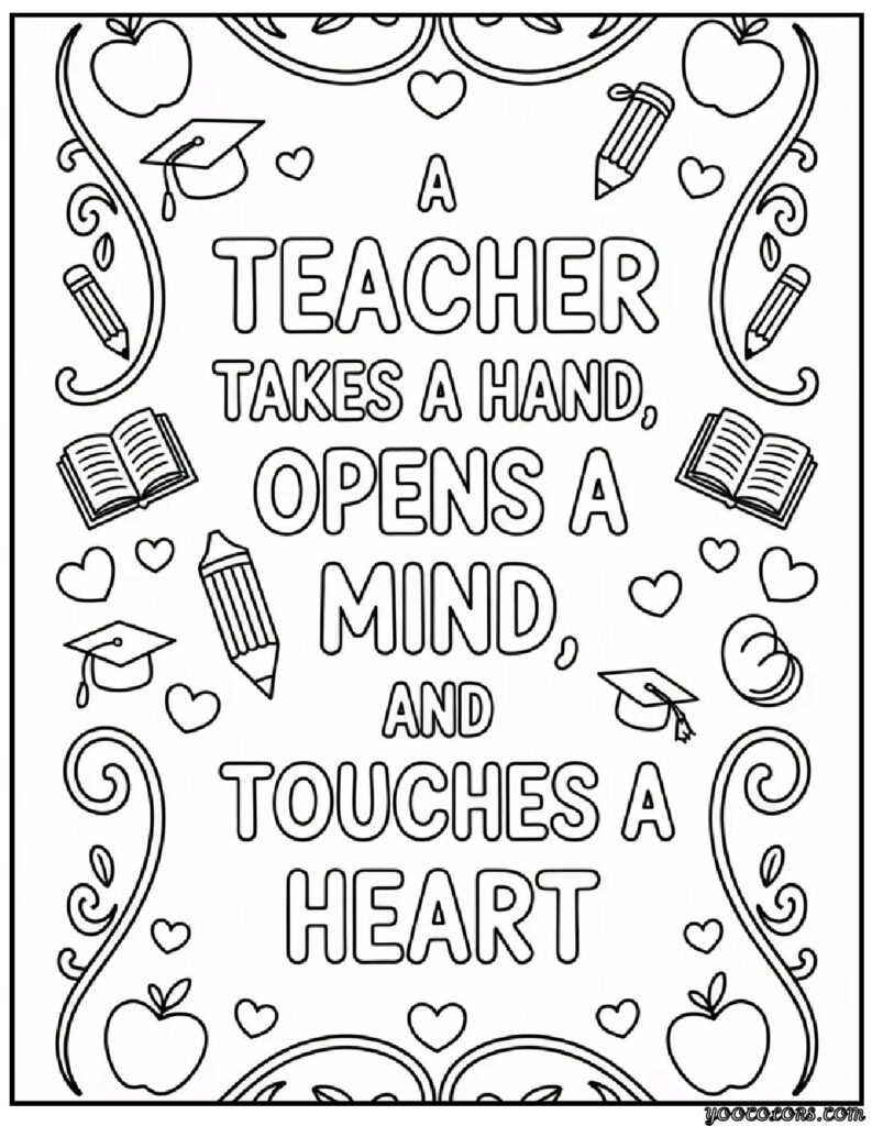 10 Teachers Day Coloring Pages – Free & Printable PDF Sheets