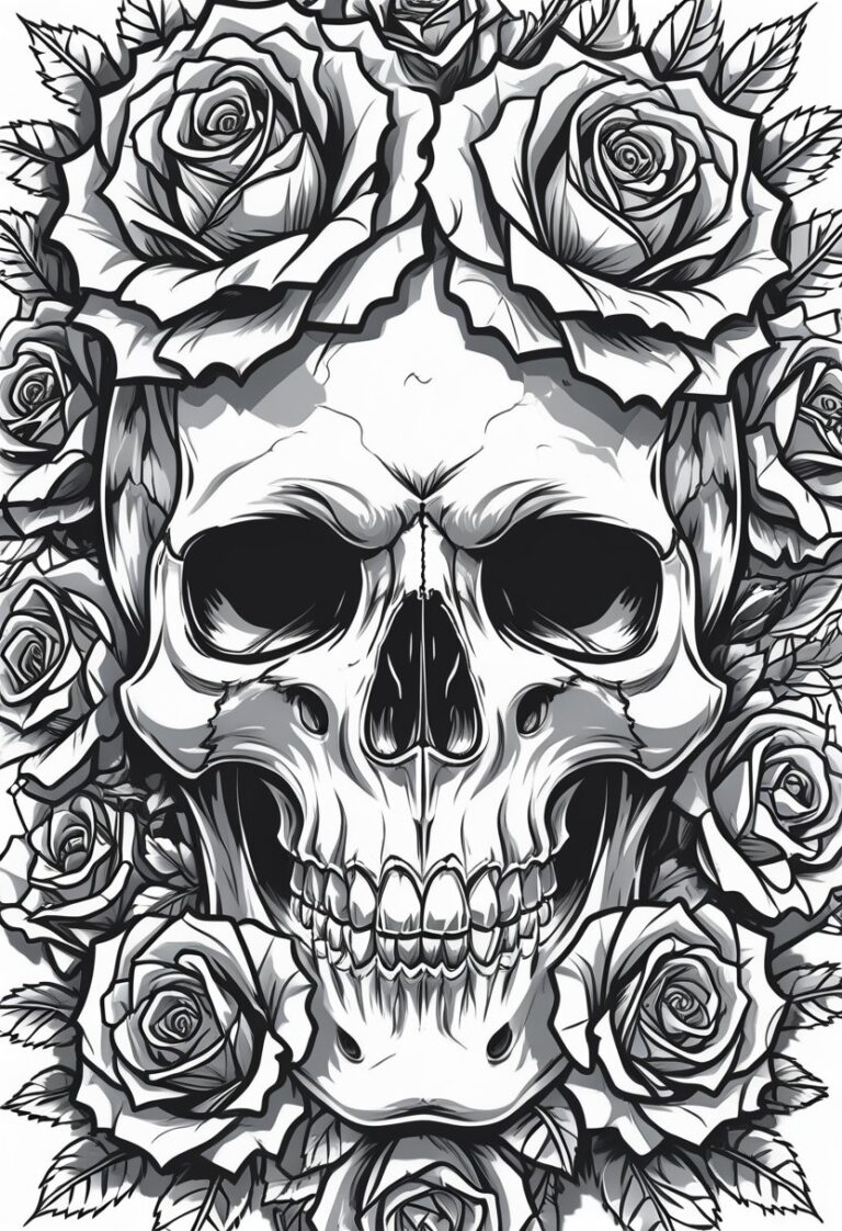 10 Goth Coloring Pages Free Printables Coloring Pages