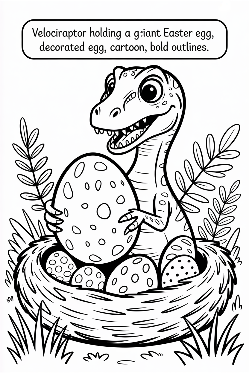 15 Dinosaur Coloring Pages Velociraptor | Free Printable Fun