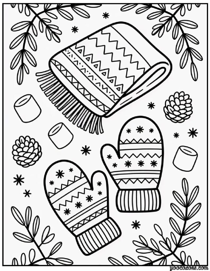 20 The Most Beautiful Christmas Coloring Pages For Adults