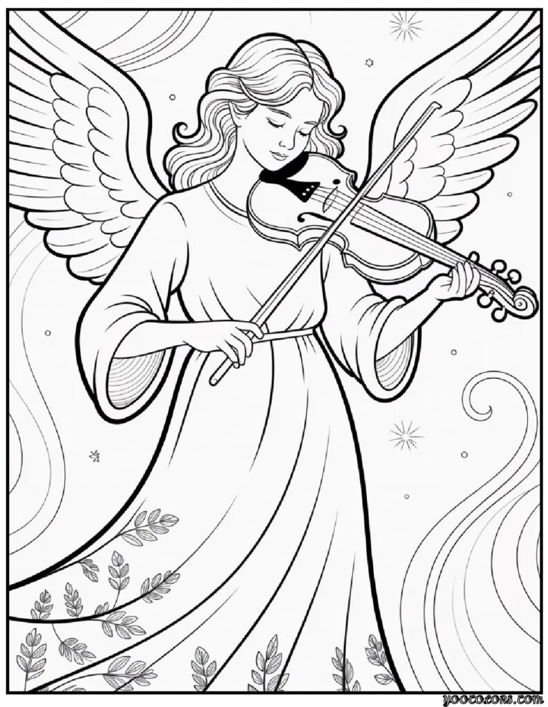 20 The Most Beautiful Christmas Coloring Pages For Adults