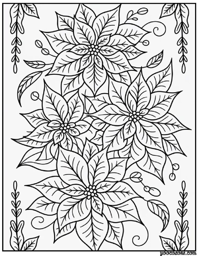 20 The Most Beautiful Christmas Coloring Pages For Adults