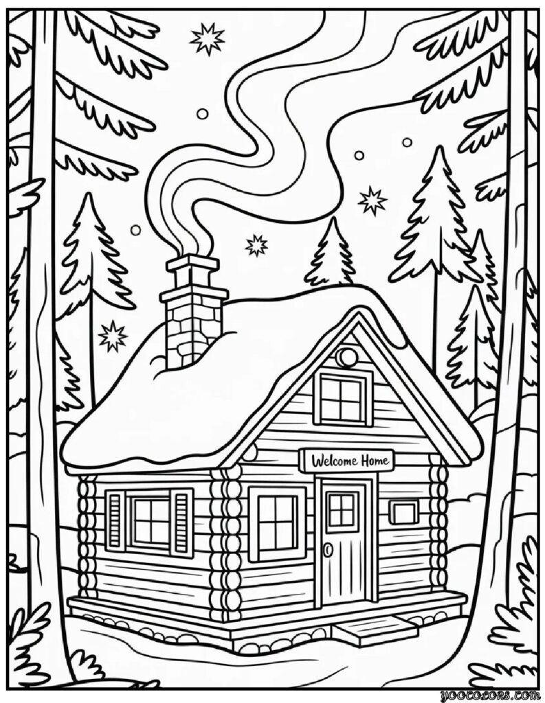 20 The Most Beautiful Christmas Coloring Pages For Adults
