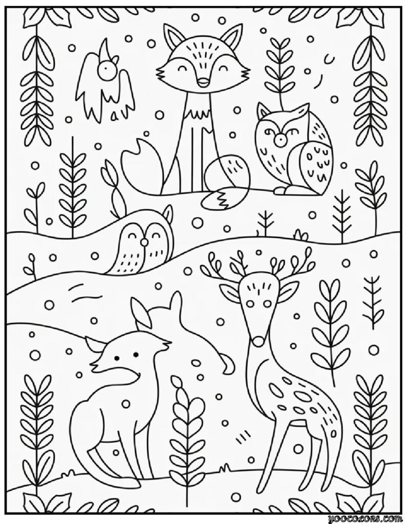 10 Christmas Coloring Pages Hard - Free Pdf Printables