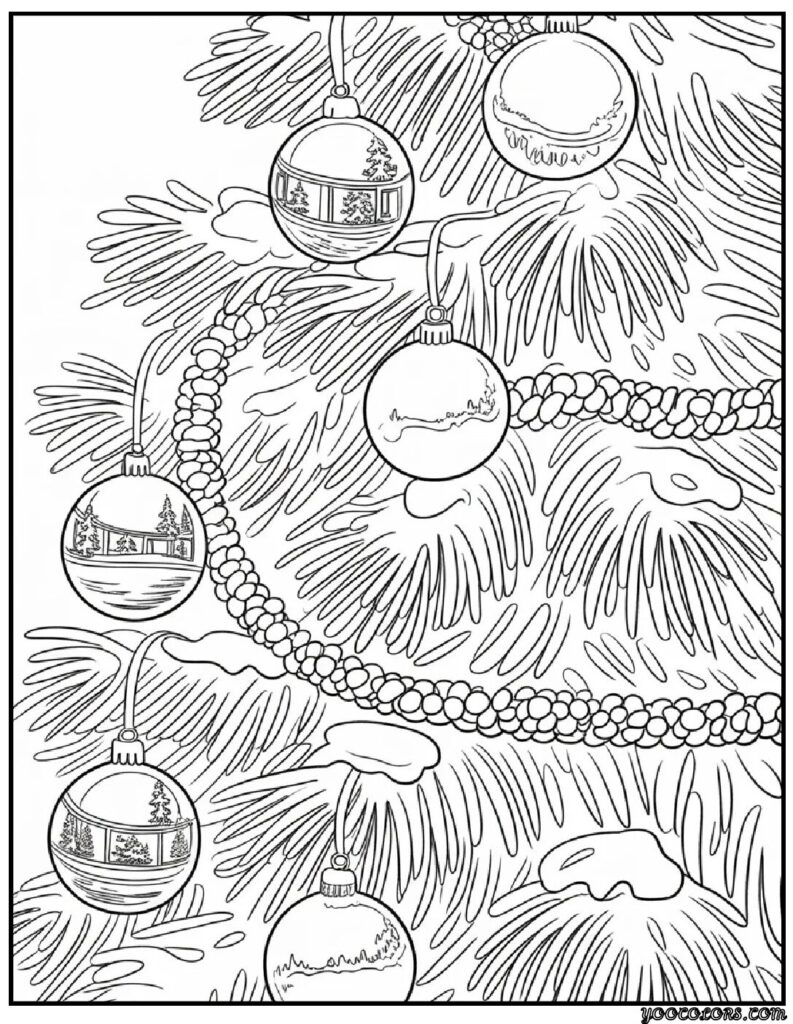 10 Christmas Coloring Pages Hard - Free Pdf Printables