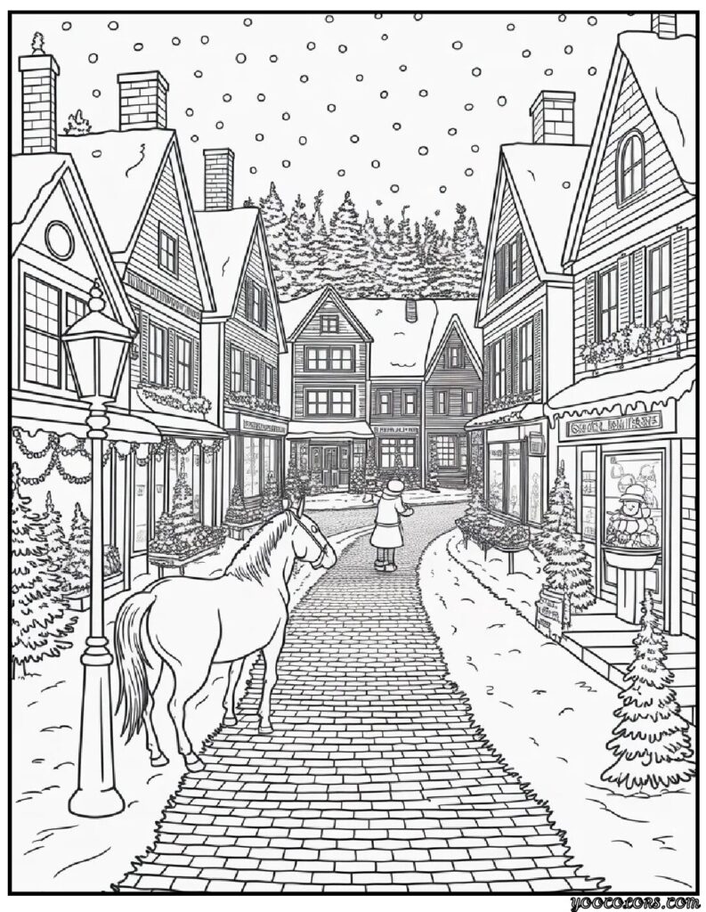 10 Christmas Coloring Pages Hard - Free Pdf Printables