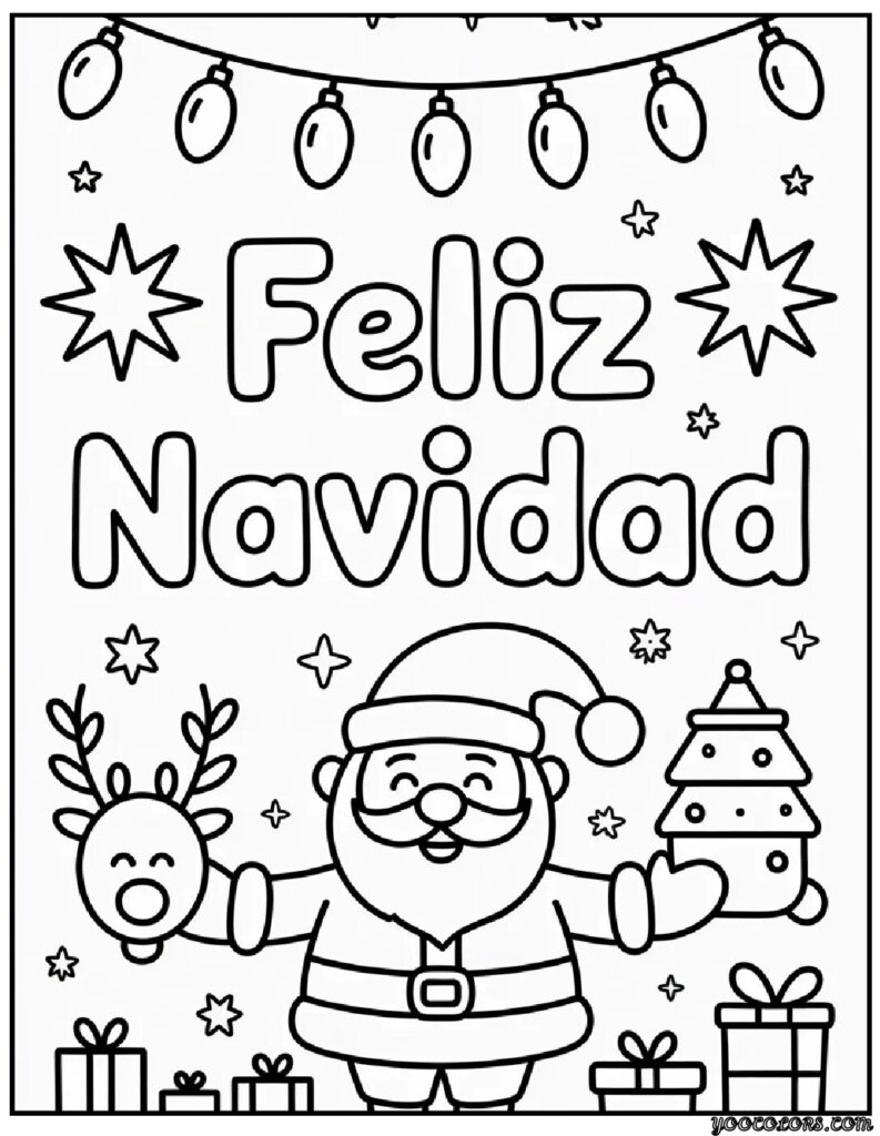 10 Christmas Coloring Pages In Spanish Free Pdf Printables