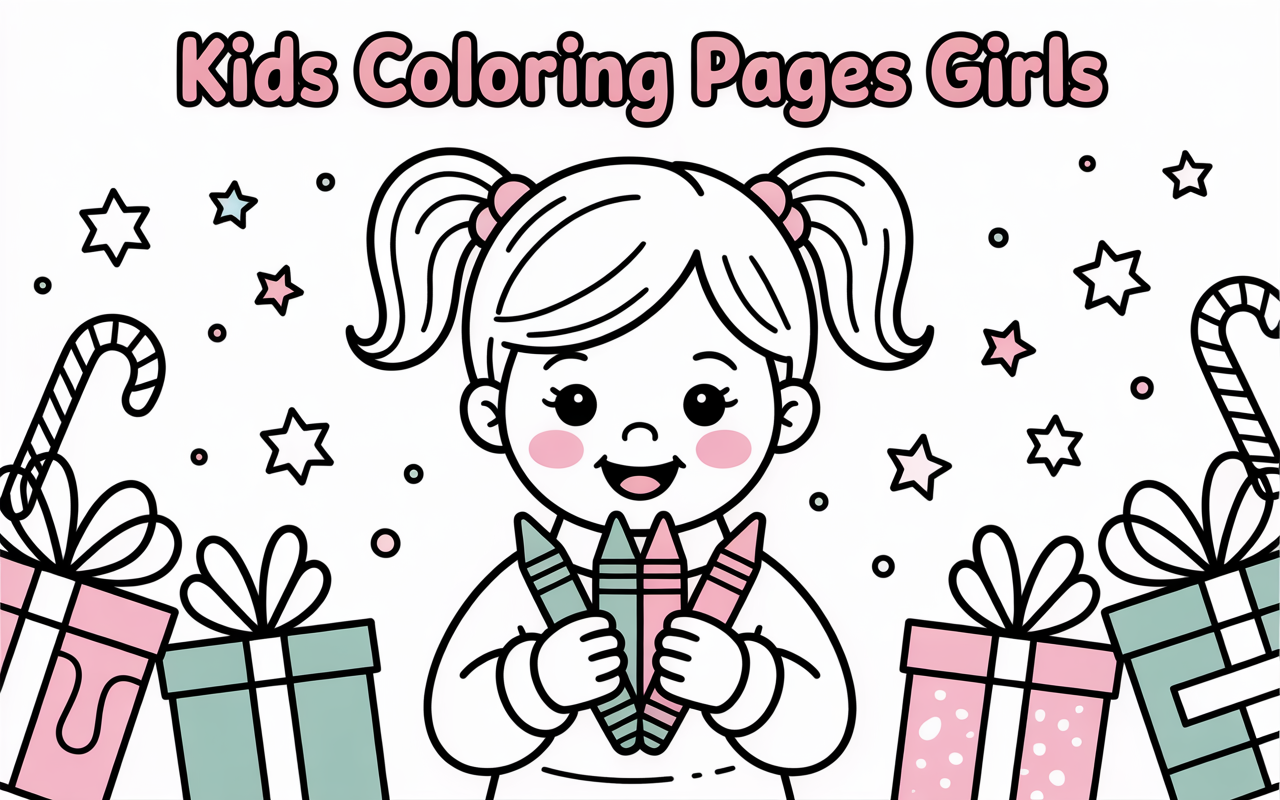 10 Kids Coloring Pages Girls – Free Printable & PDF