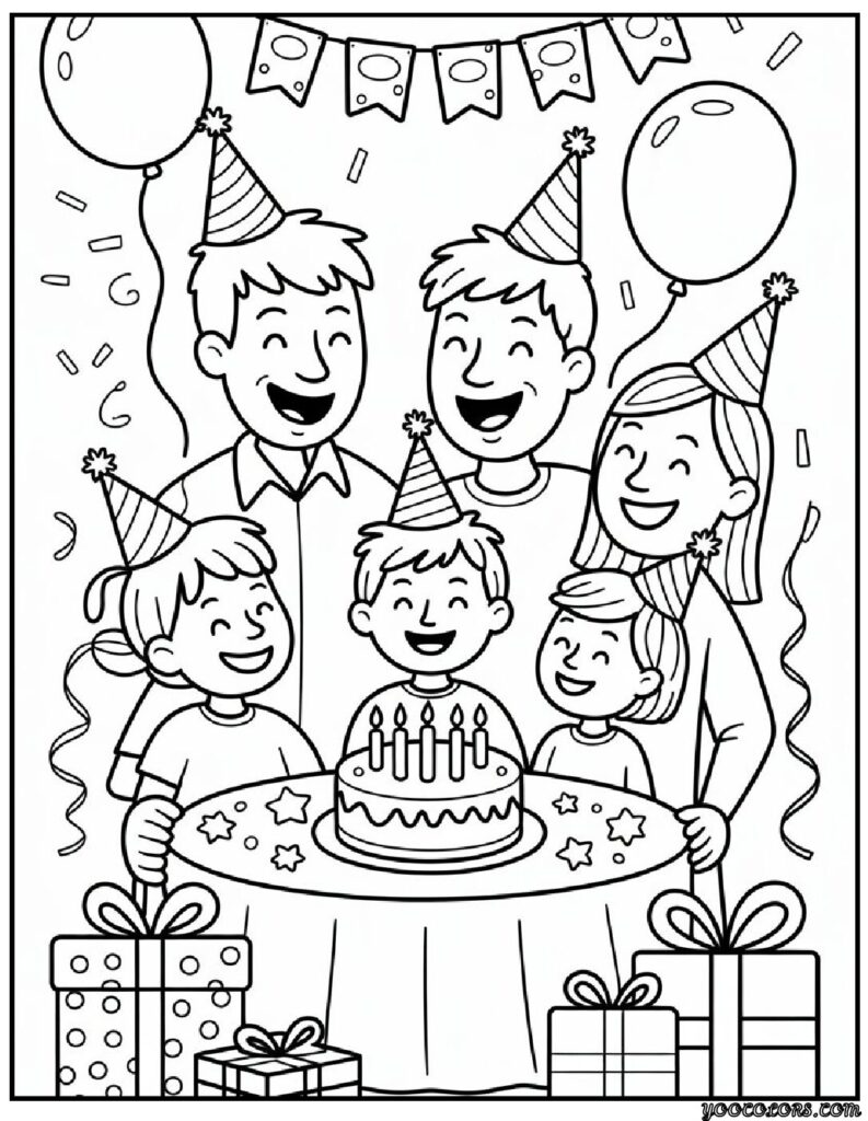 13 I Love My Family Coloring Pages Free Printable