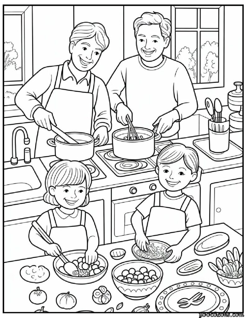 13 I Love My Family Coloring Pages Free Printable