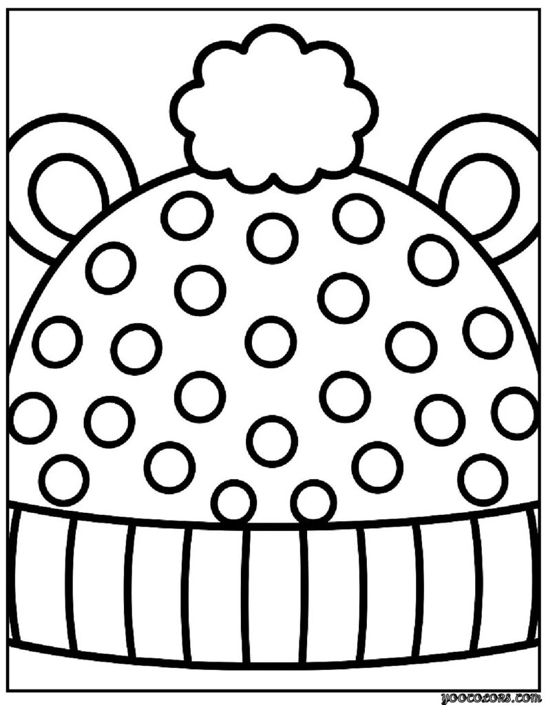 12 Winter Hat Coloring Pages – Free Printable