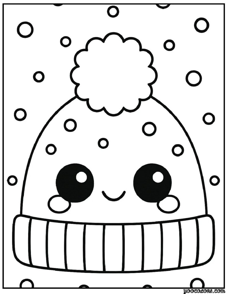 12 Winter Hat Coloring Pages – Free Printable