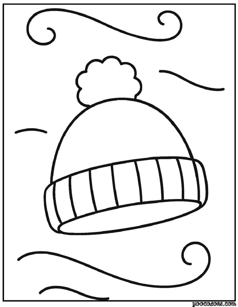 12 Winter Hat Coloring Pages – Free Printable