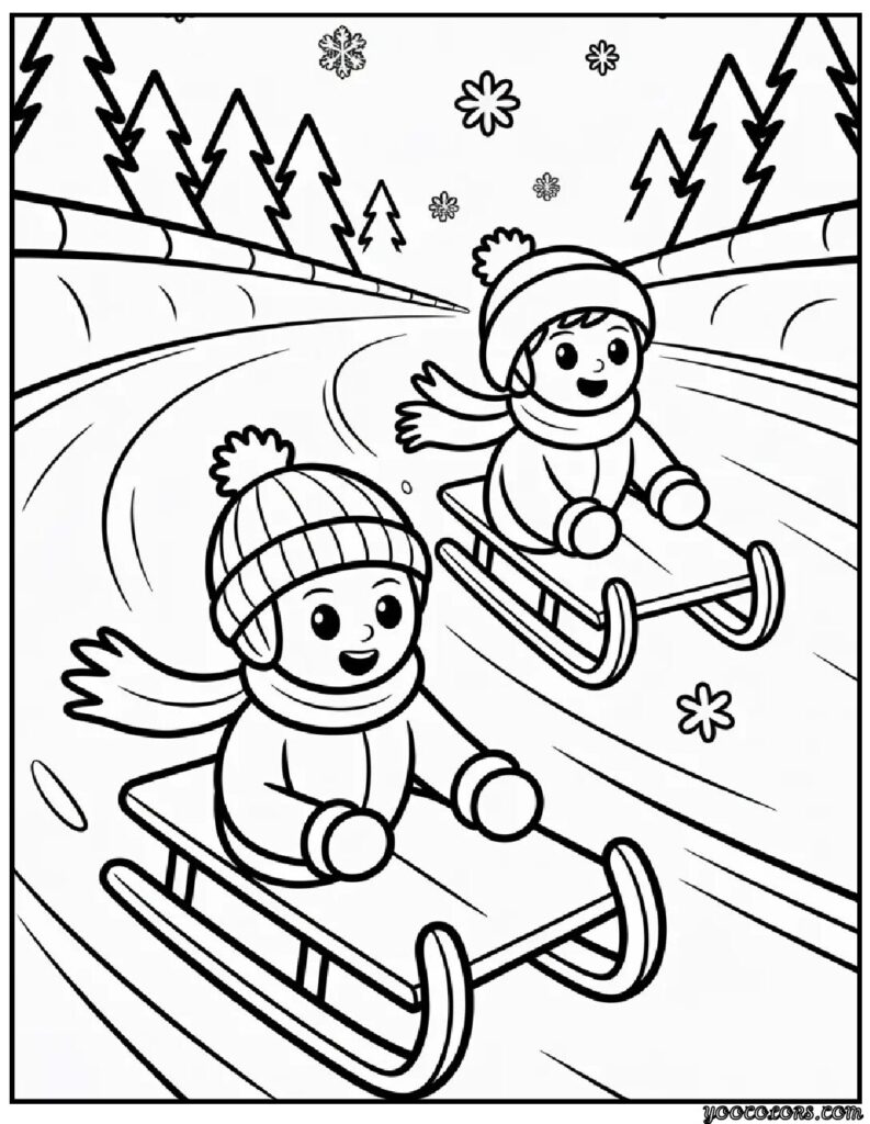 10 Winter Olympics Coloring Pages – Free Printable Pdf