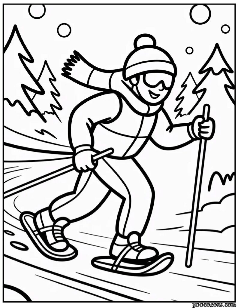 10 Winter Olympics Coloring Pages – Free Printable Pdf