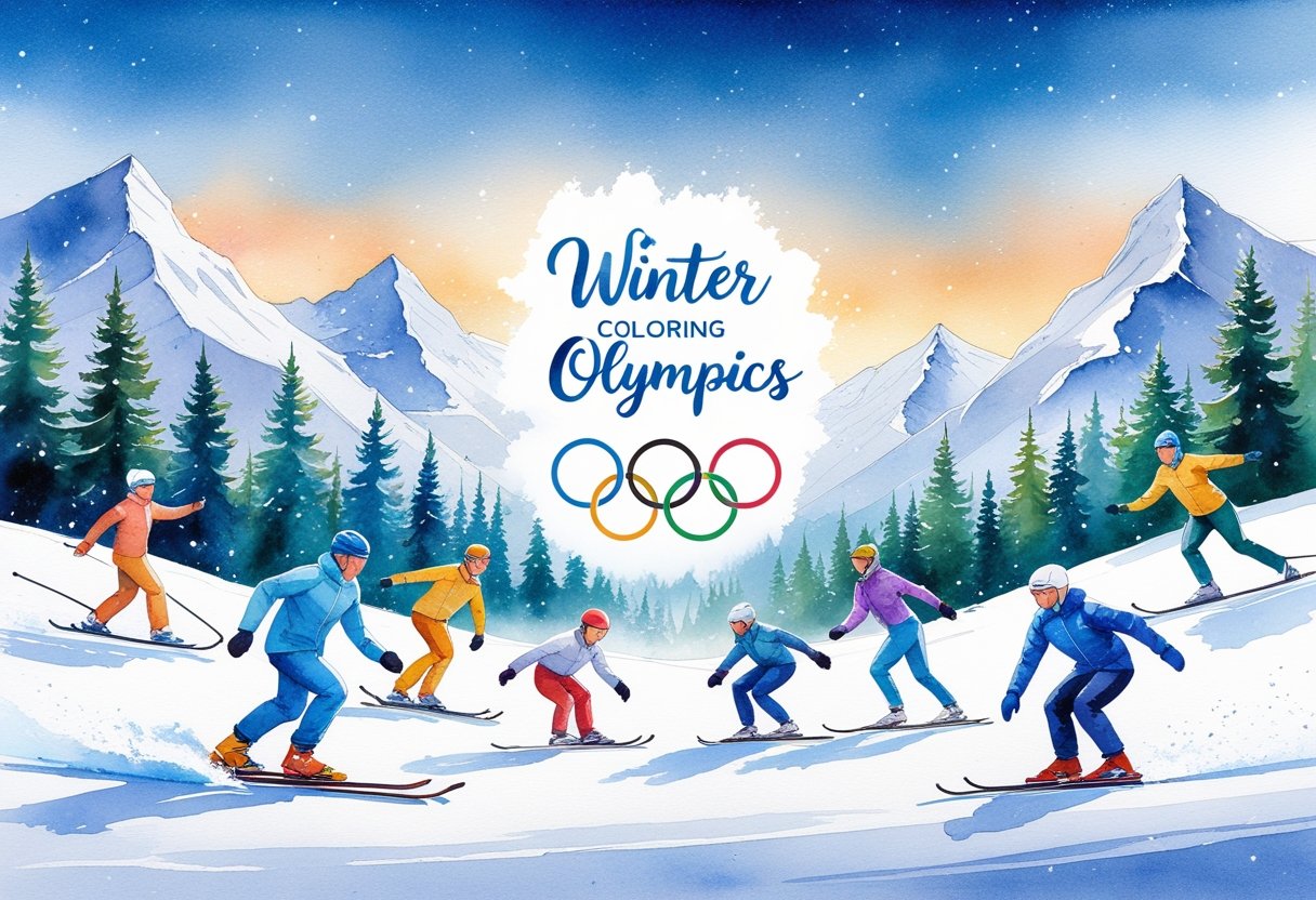 10 Winter Olympics Coloring Pages – Free Printable Pdf