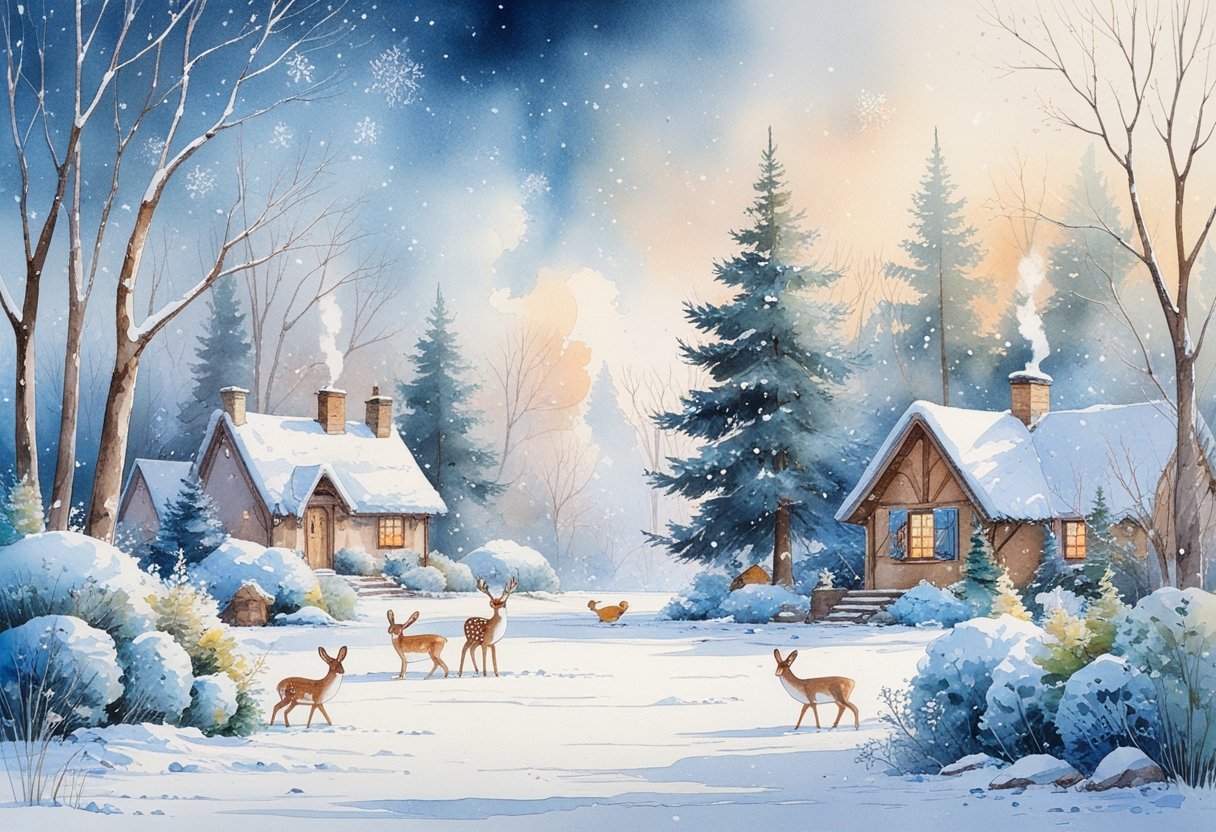 10 Coloring Pages Winter Theme – Free Printable Winter