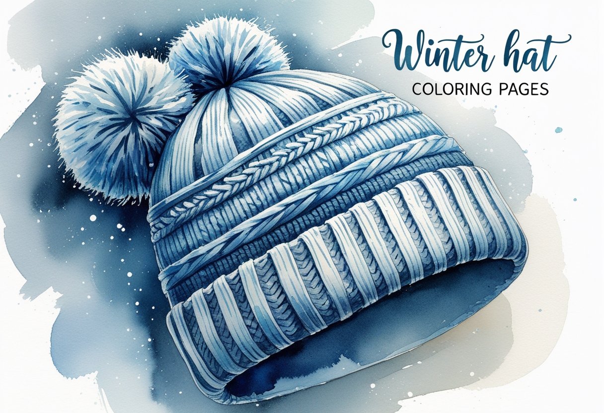 12 Winter Hat Coloring Pages – Free Printable