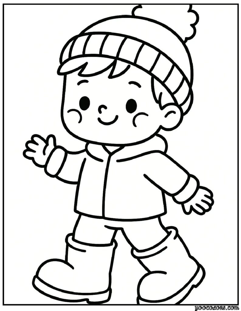 14 Winter Coloring Pages Preschool - Free Printables