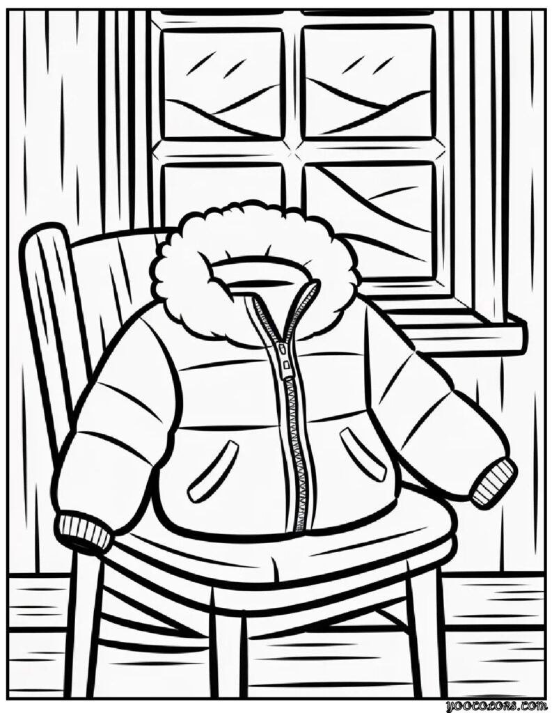 10 Winter Jacket Coloring Pages | Free Printable Sheets