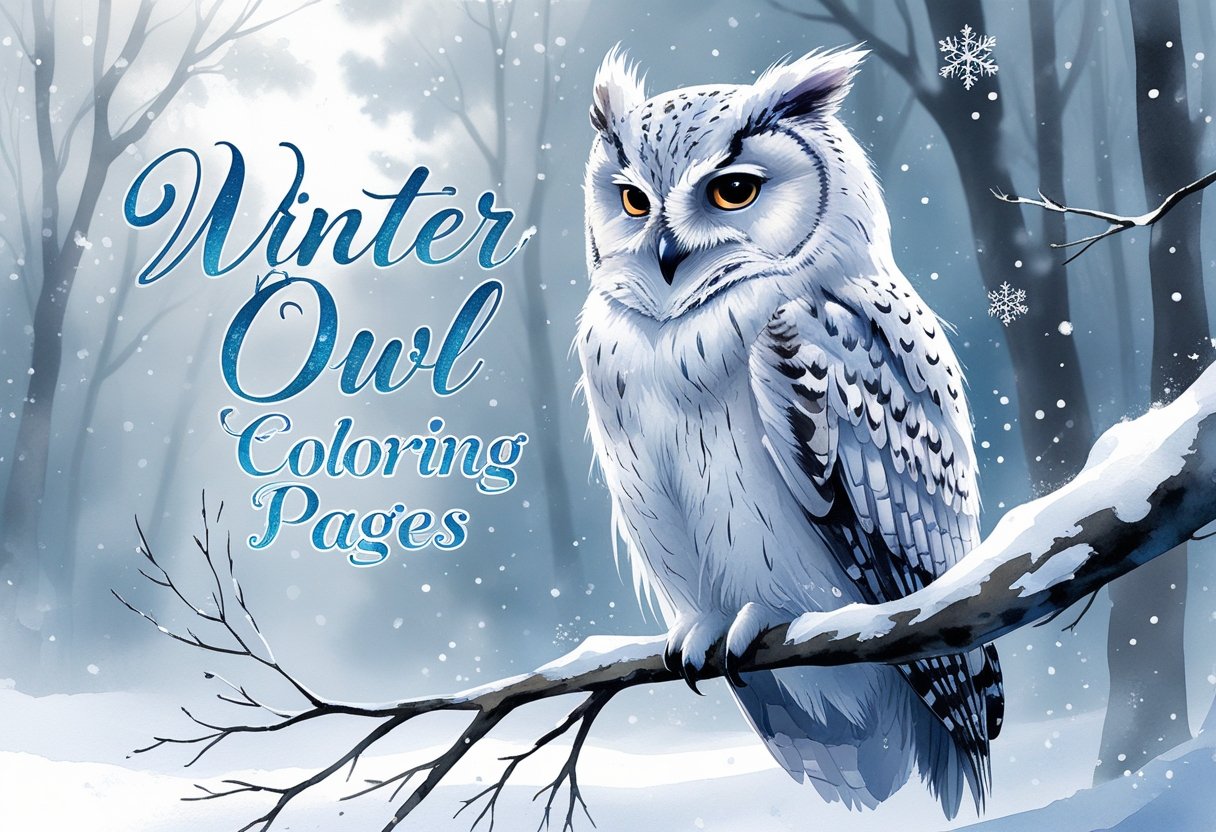 10 Winter Owl Coloring Pages – Free Printable & PDF