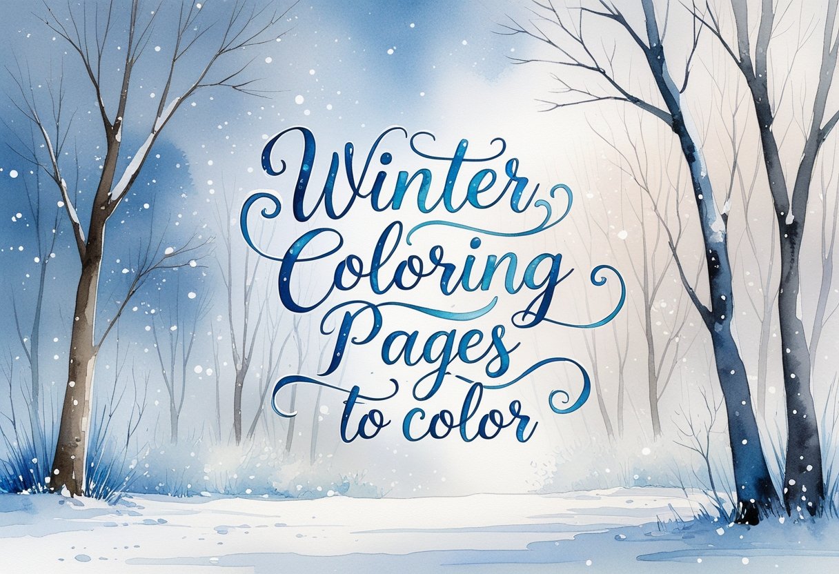 10 Winter Coloring Pages To Color – Free, Cute & Cozy Sheets