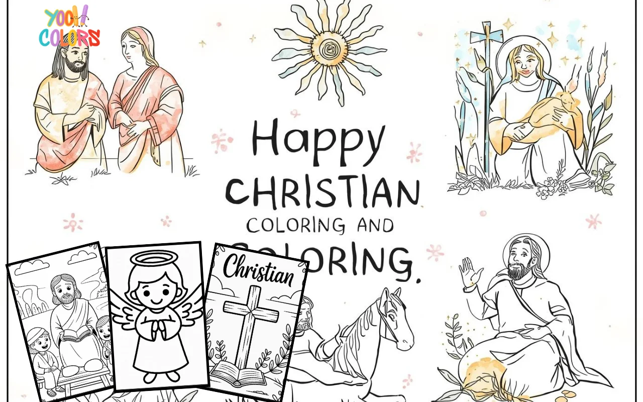 10 Christian Coloring Pages Free Printable - Free Printable